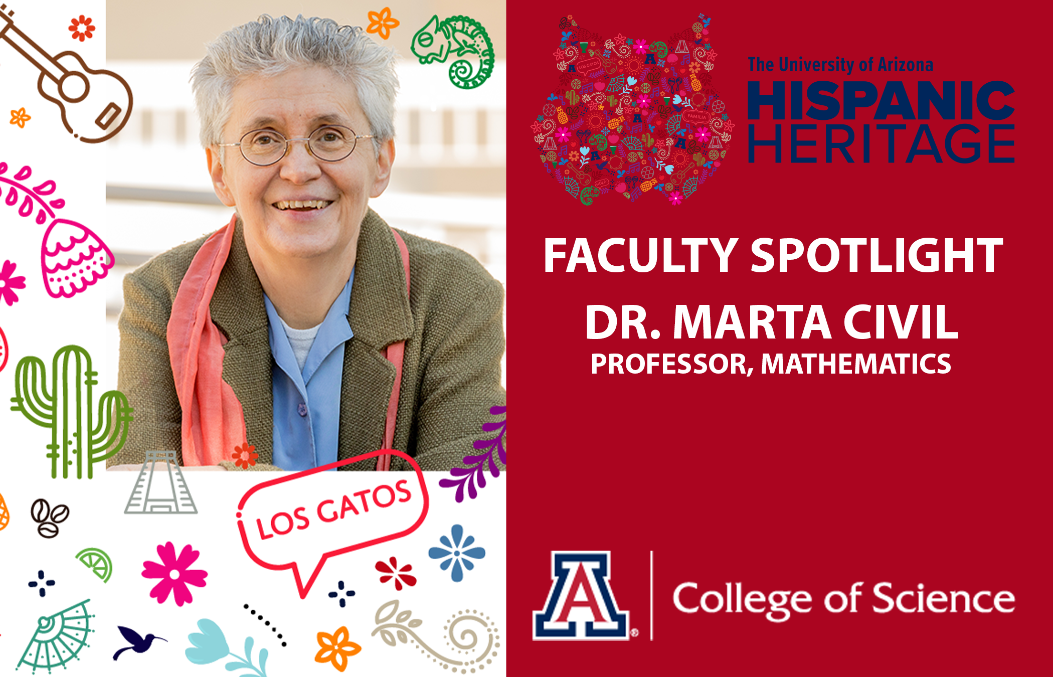 Hispanic Heritage Month Faculty Spotlight: Dr. Marta Civil | College of Science
